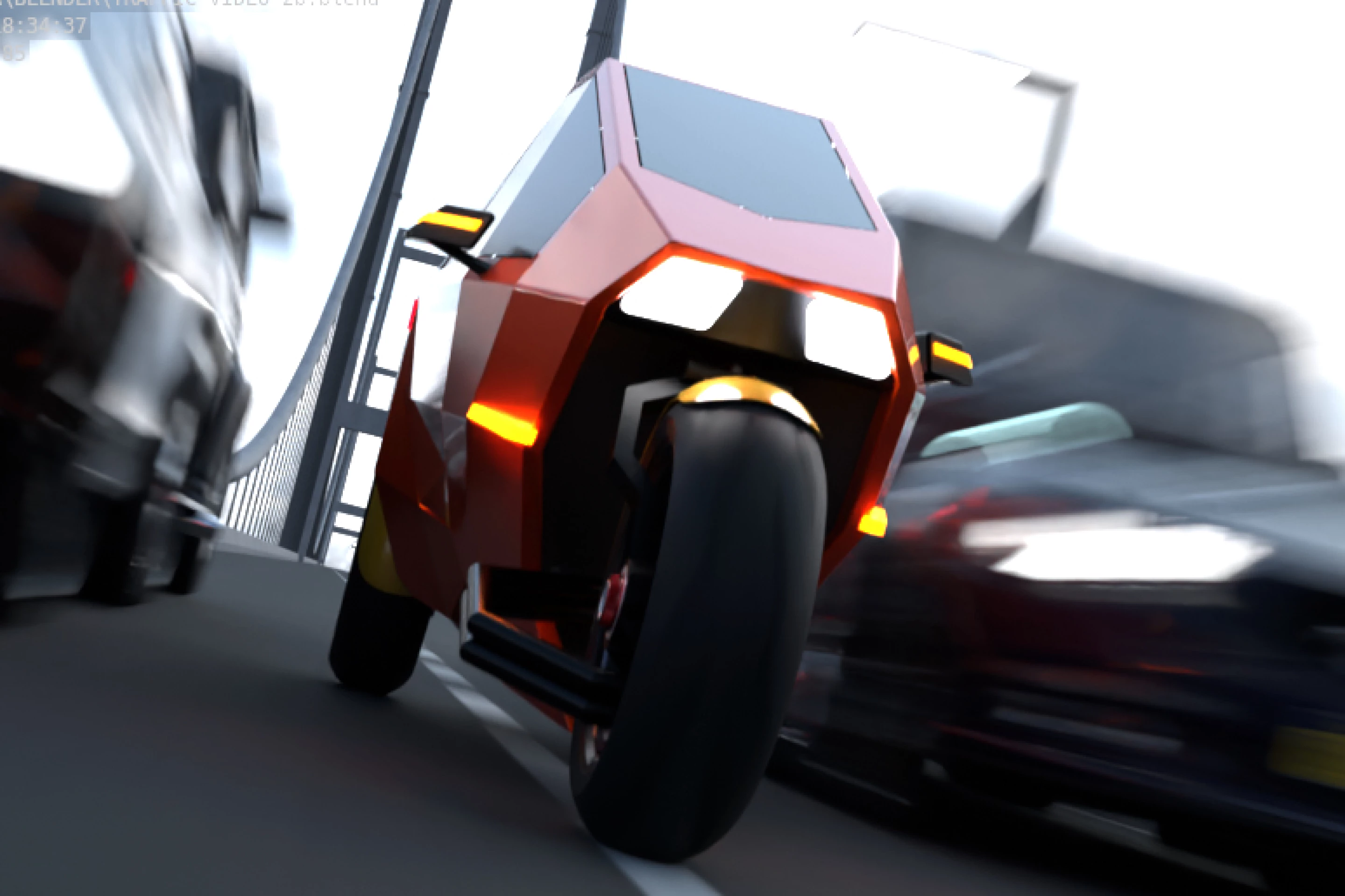 Trinova: a tilting three-wheeled EV for urban commutes