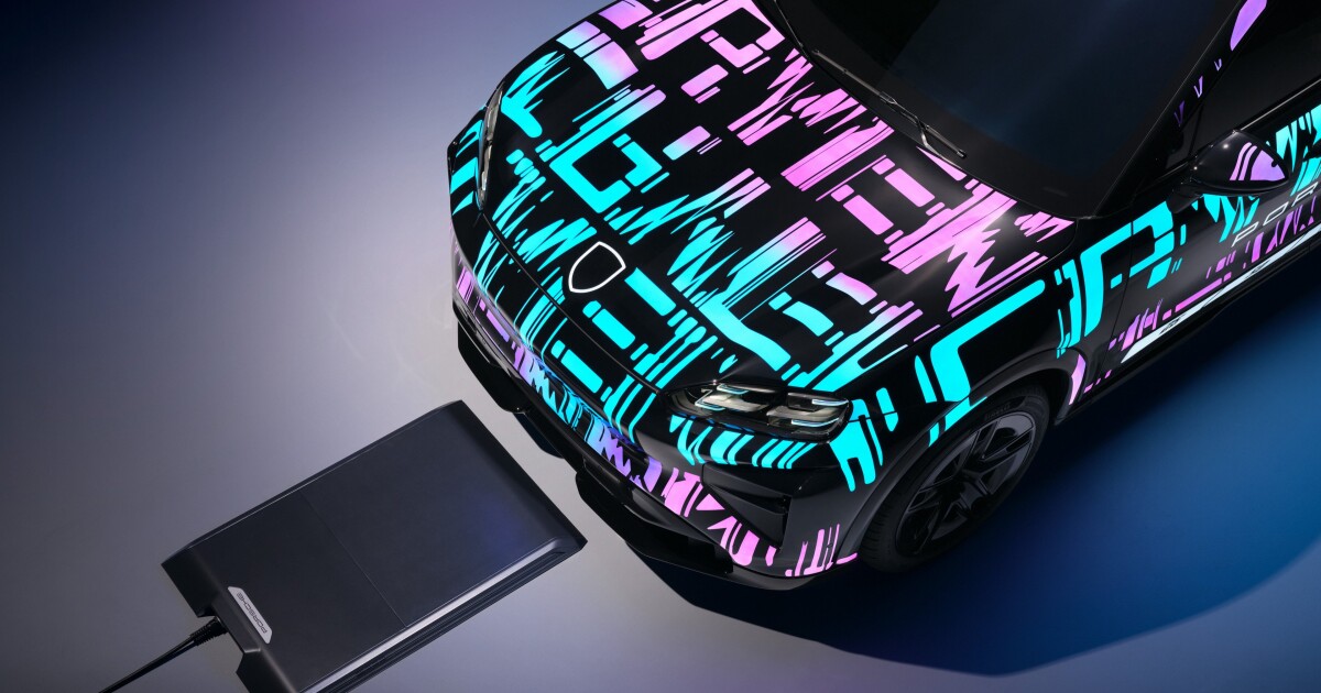 Porsche unveils wireless EV charging at IAA Mobility