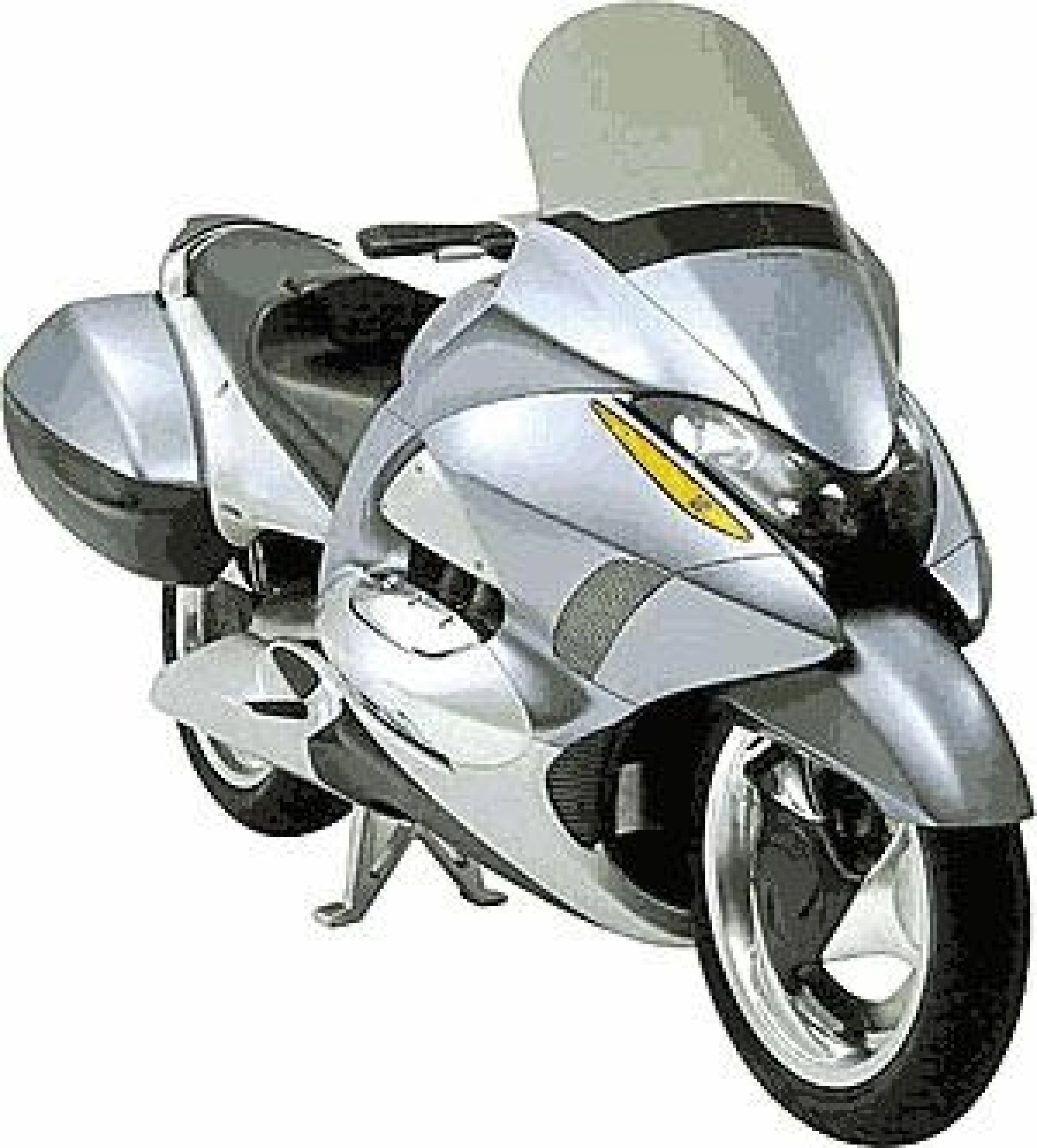 Honda X-Wing focusses on aerodynamic efficiency and rider protection