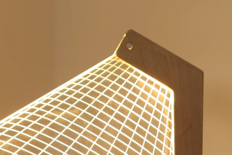 Bulbing Lamps create light from optical illusions