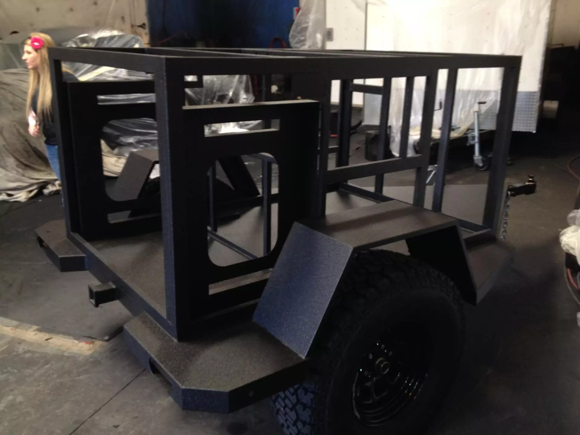 Turtleback Trailer feeds, cleans and shelters you off grid
