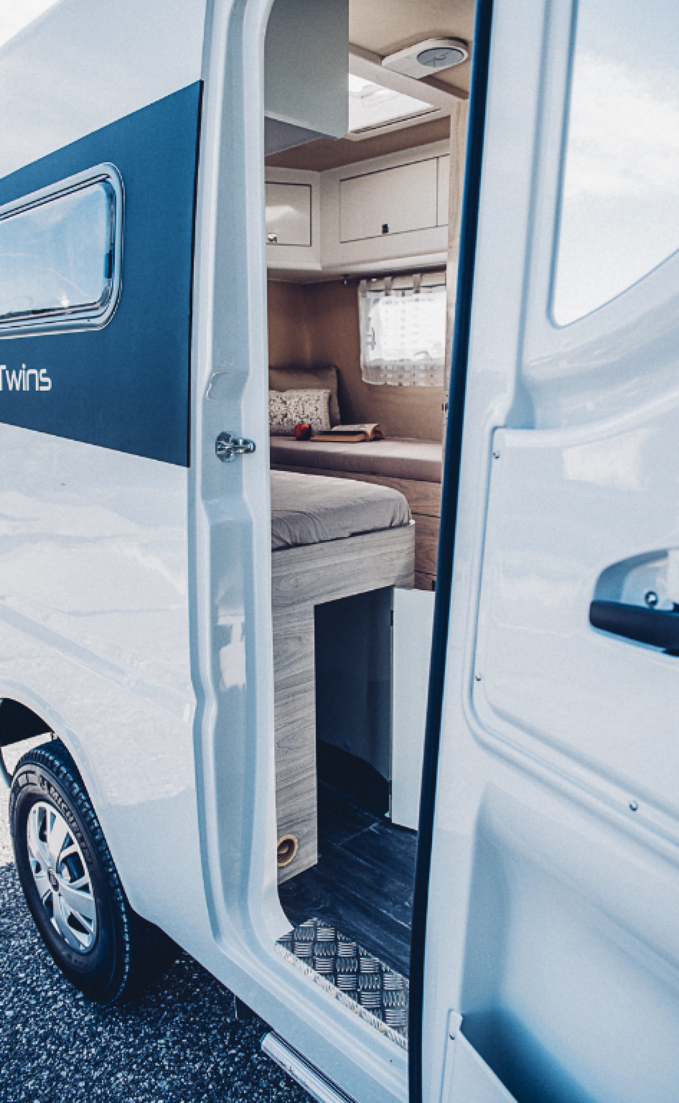 Wingamm disguises a fiberglass monocoque motorhome as a Ducato camper van