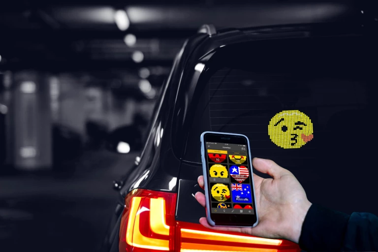 Mojipic puts a voice-controlled, emoji-based animated display in your ...