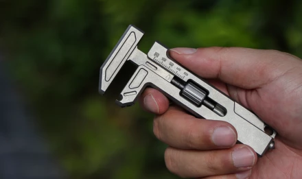 Lightweight titanium pocket wrench tools up for EDC multitasking