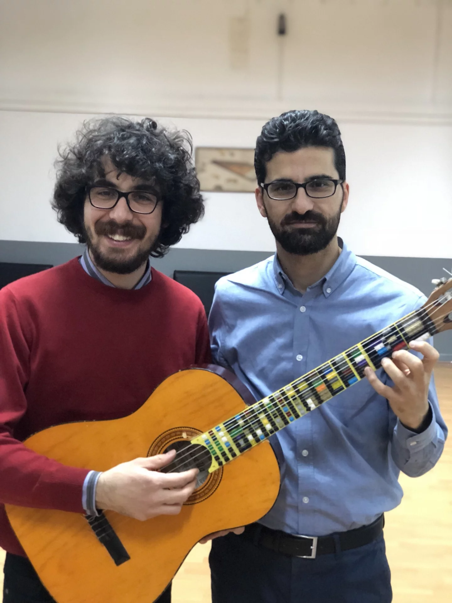 Exploring tones between the notes with the Lego Microtonal Guitar