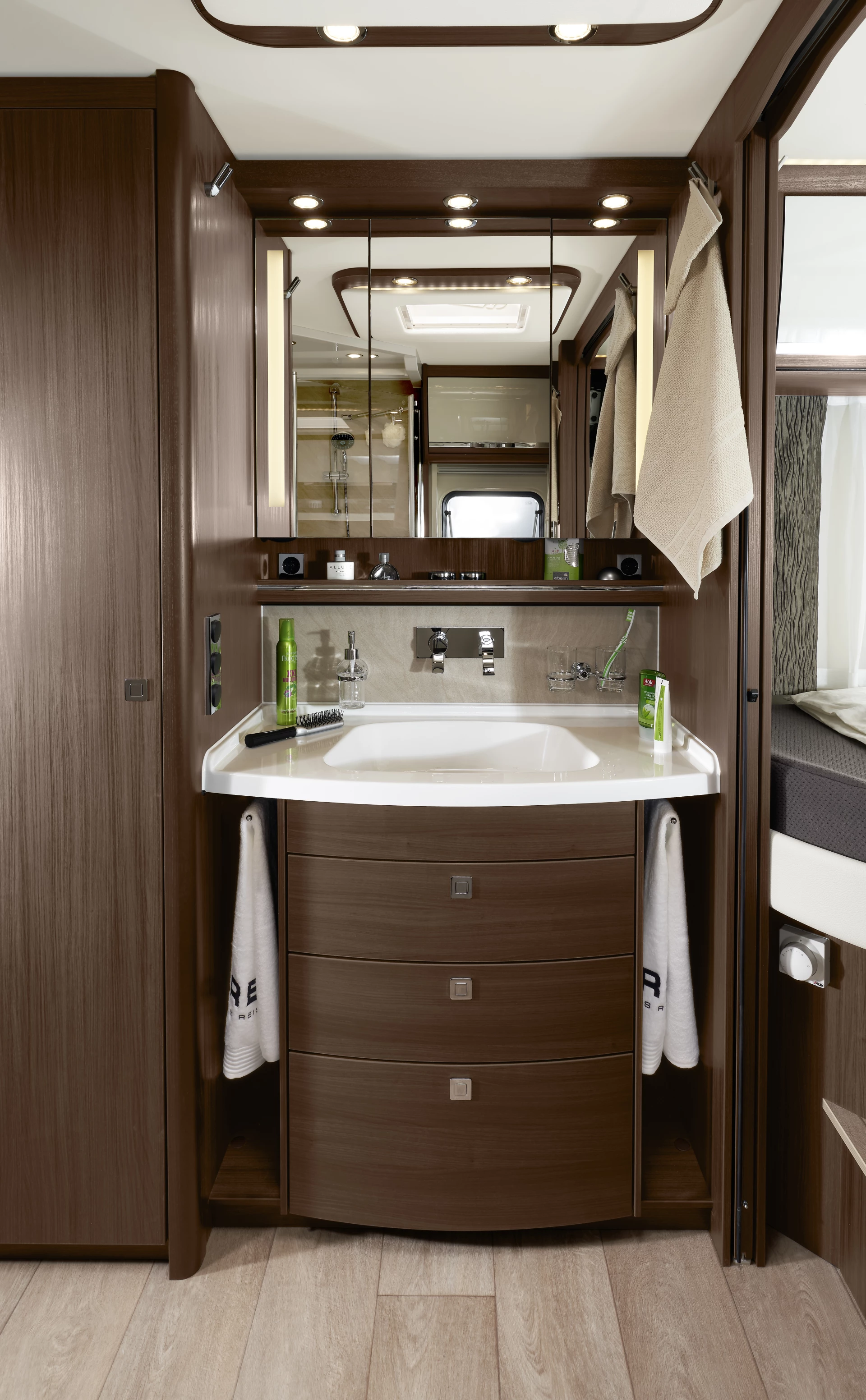 Palace luxury motorhome whisks you and your Smart car away on adventure