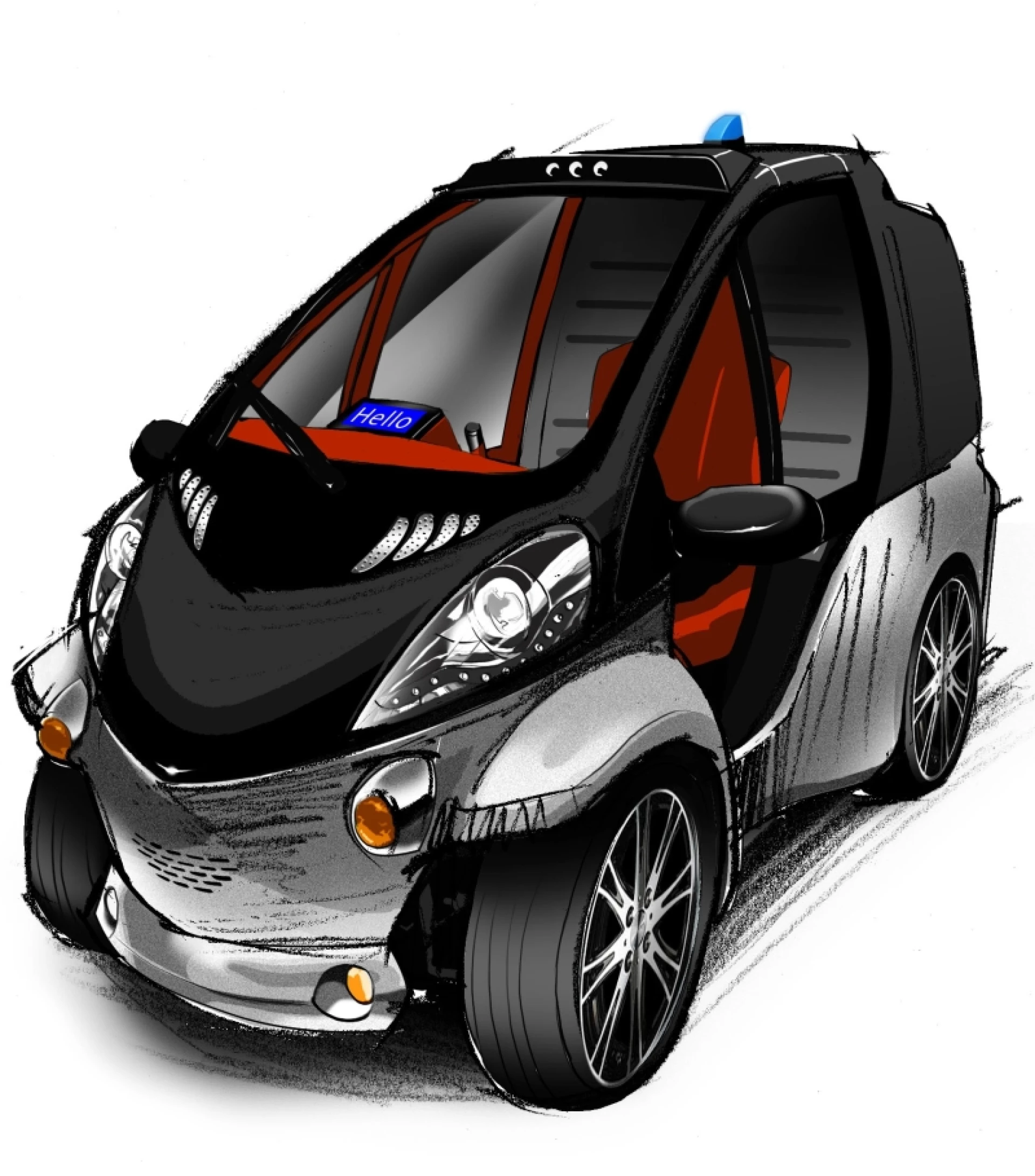 "Smart INSECT": Toyota's cloud-enabled, single-passenger electric vehicle