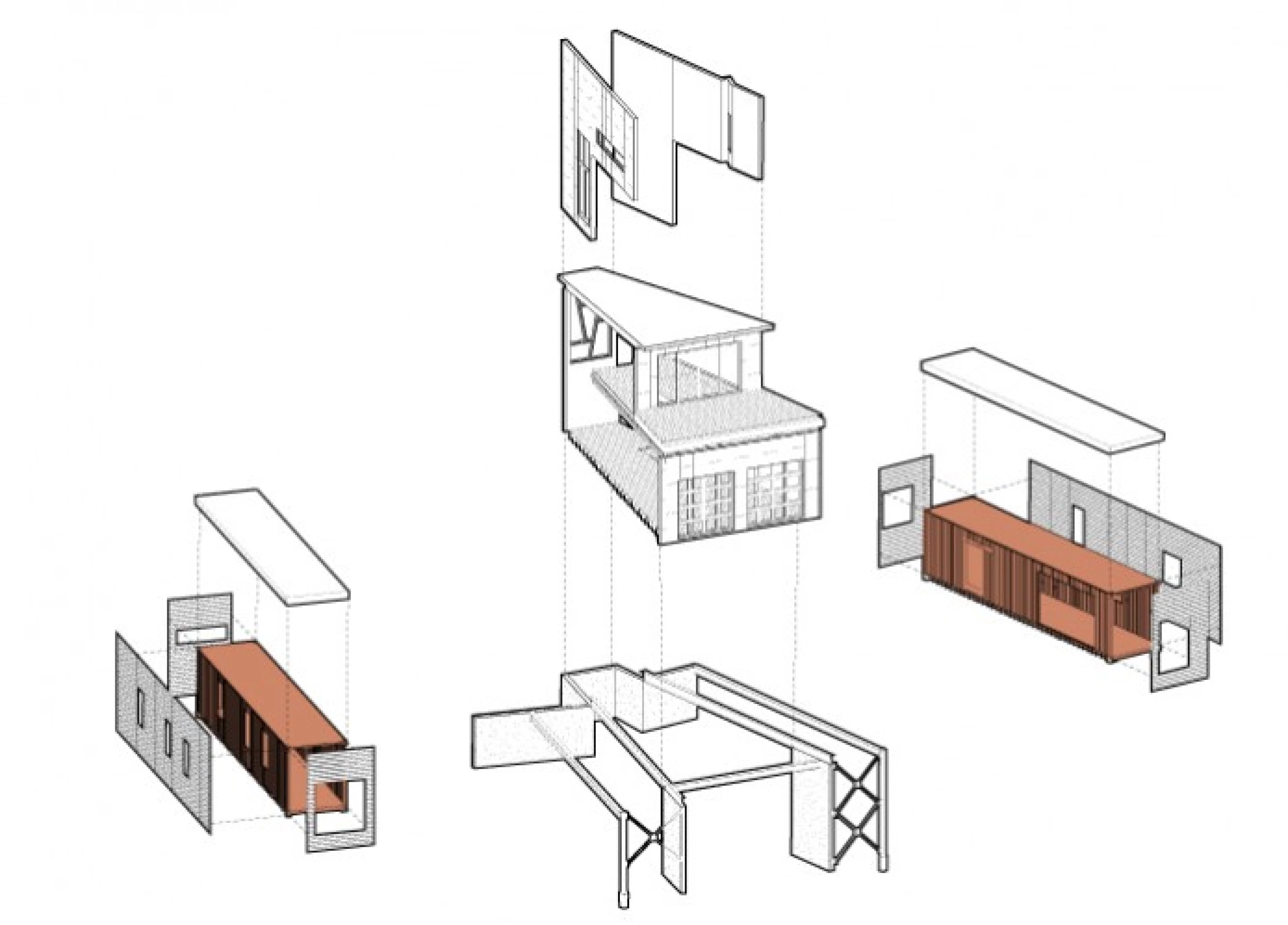 Studio H:T's off-grid Shipping Container House