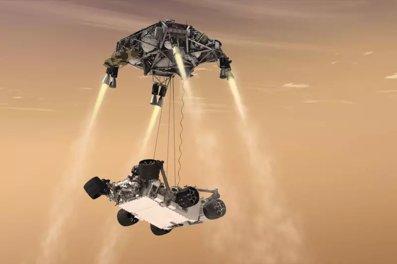 NASA tests Mars 2020 rover descent stage separation