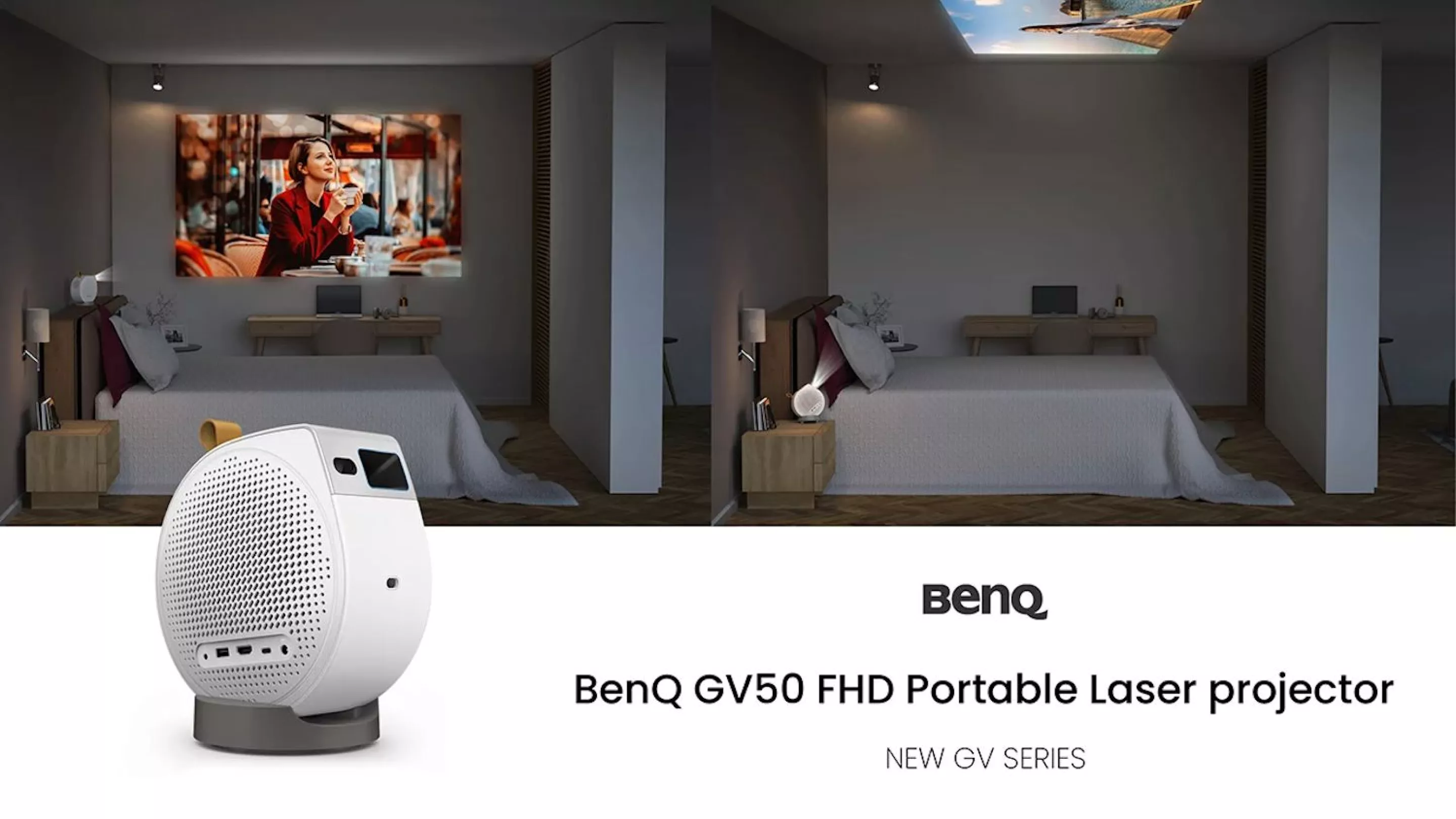 BenQ invites movie lovers to lie back and look up