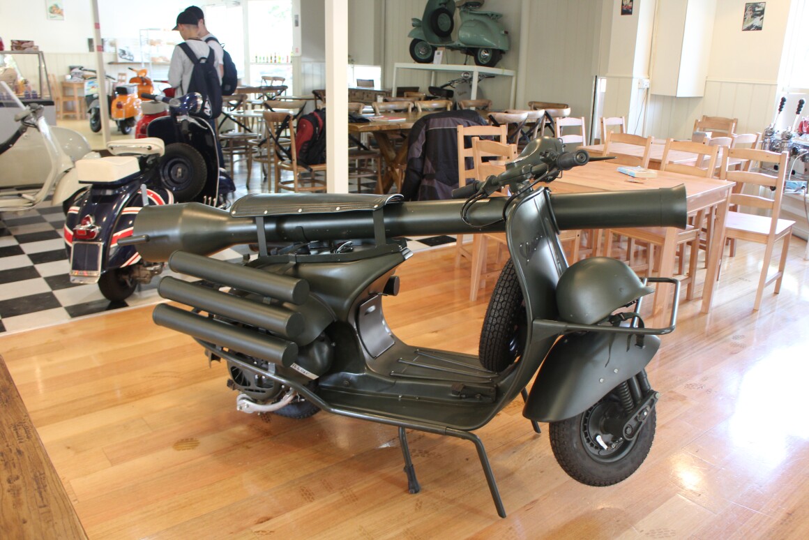 Vespa's lethal 150 TAP: A scooter with serious attitude