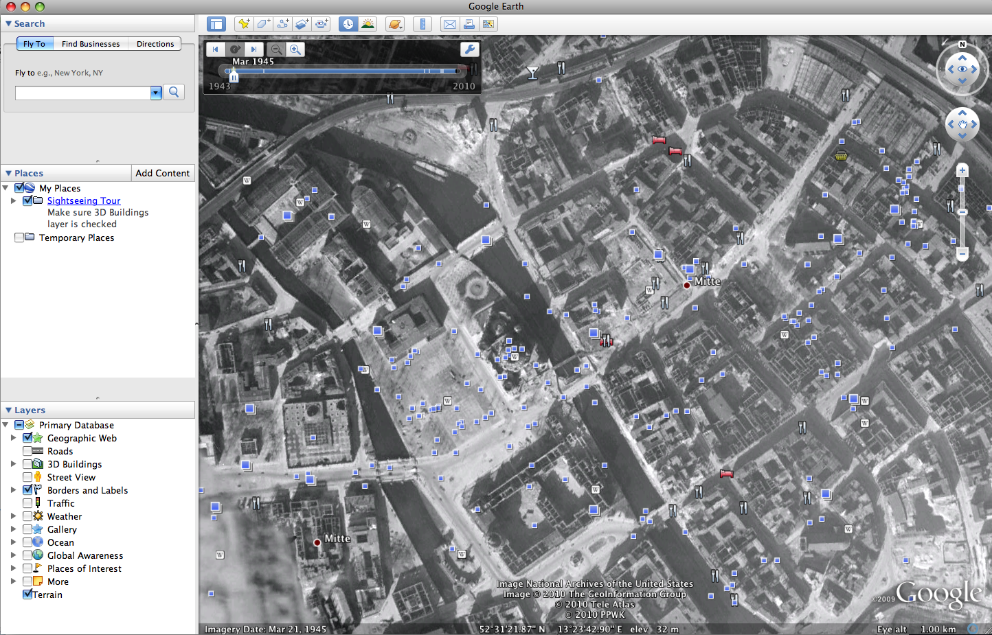 Historical WWII imagery now available in Google Earth
