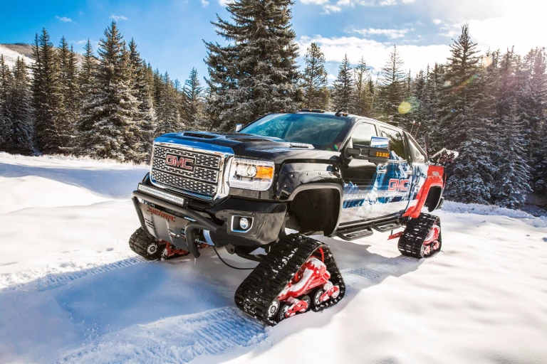 GMC All Mountain concept turns snow and steep gradients into a playground