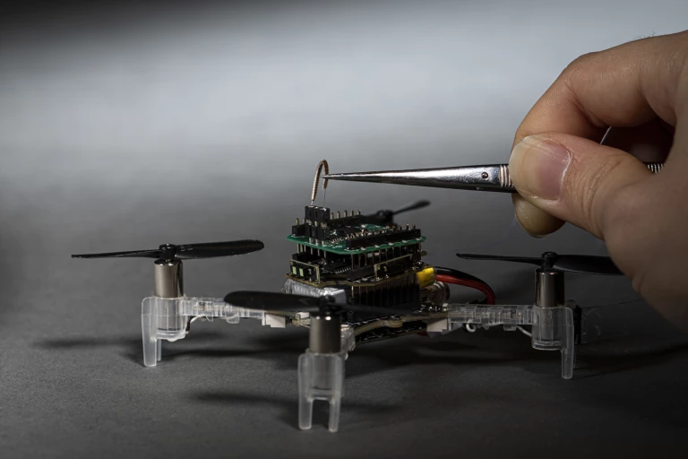 "Smellicopter" drone uses live moth antenna to sniff out targets