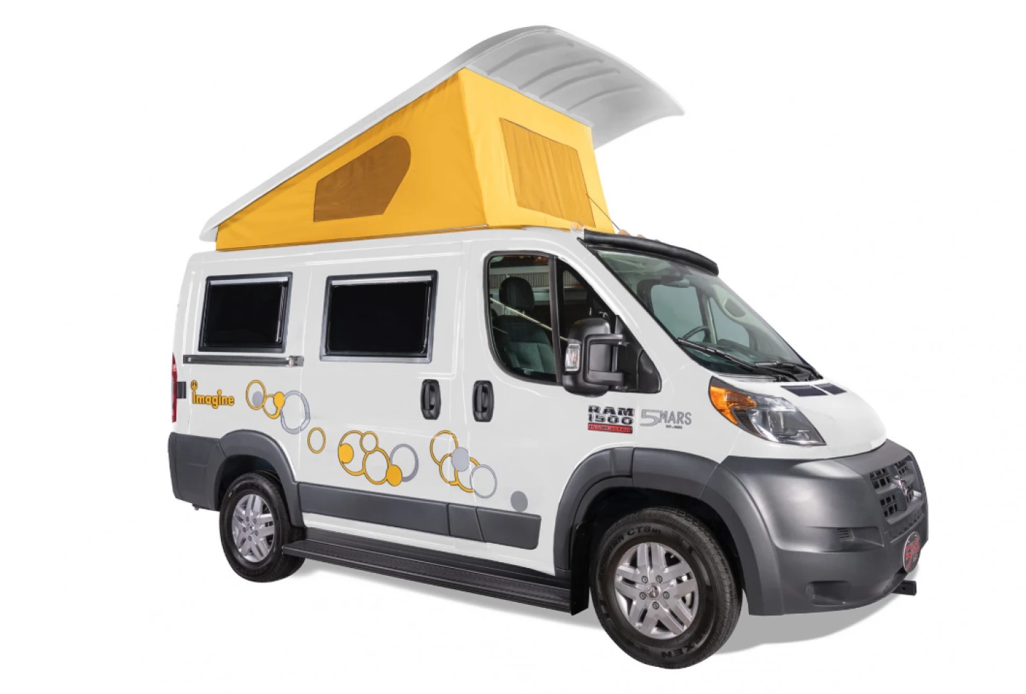 5 Mars makes a colorful, efficient mini-campervan out of the Chrysler ...