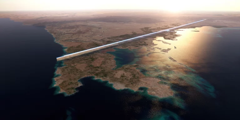 Saudi Arabia's 105-mile-long Line megaproject reportedly put on ice ...