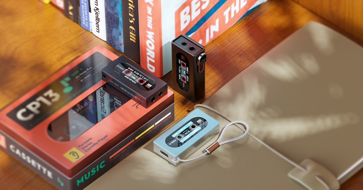 Beautifully retro DAC puts an audio-boosting "tape player" in your pocket