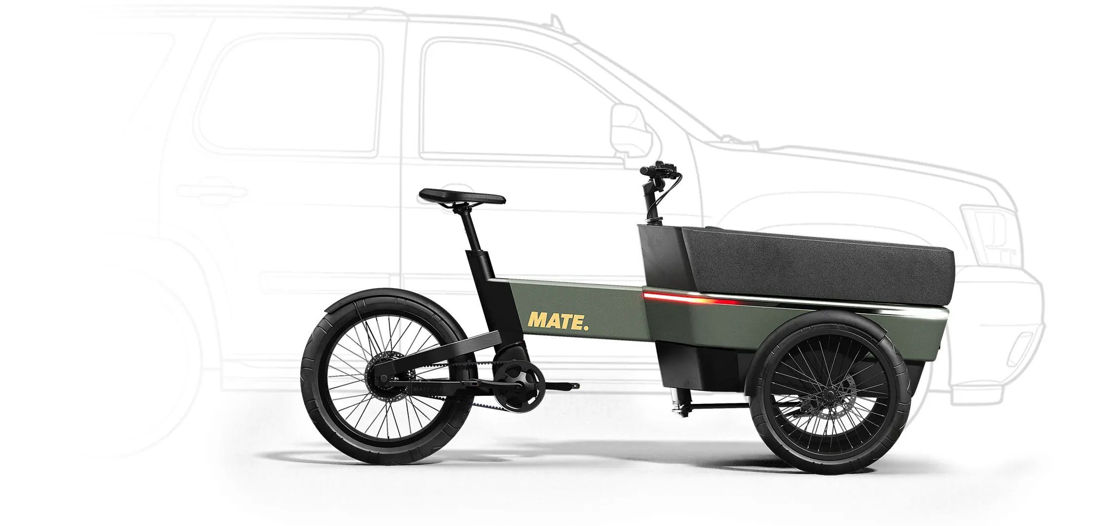 Mate SUV cargo ebike designed to replace its automotive namesake