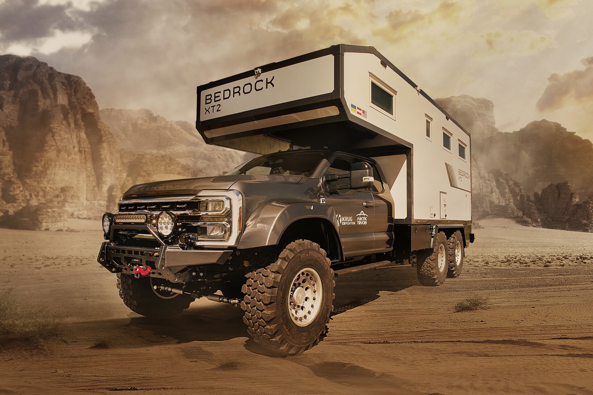 Arctic Ford F-Series expedition camper is a mini mansion on 6 wheels