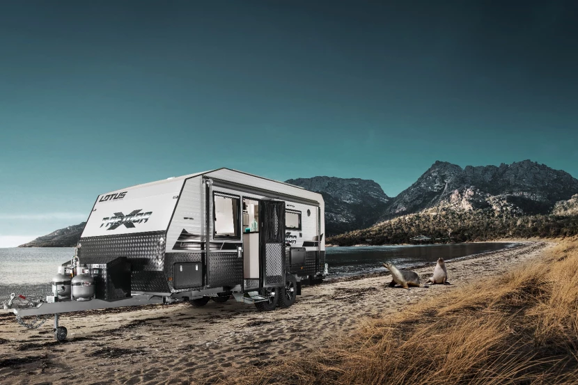 Heavy duty off-road caravan doesn't leave luxury behind