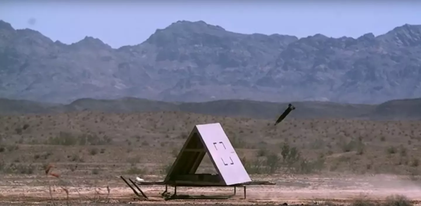 Excalibur S GPS/laser-guided artillery shell homes in on moving target