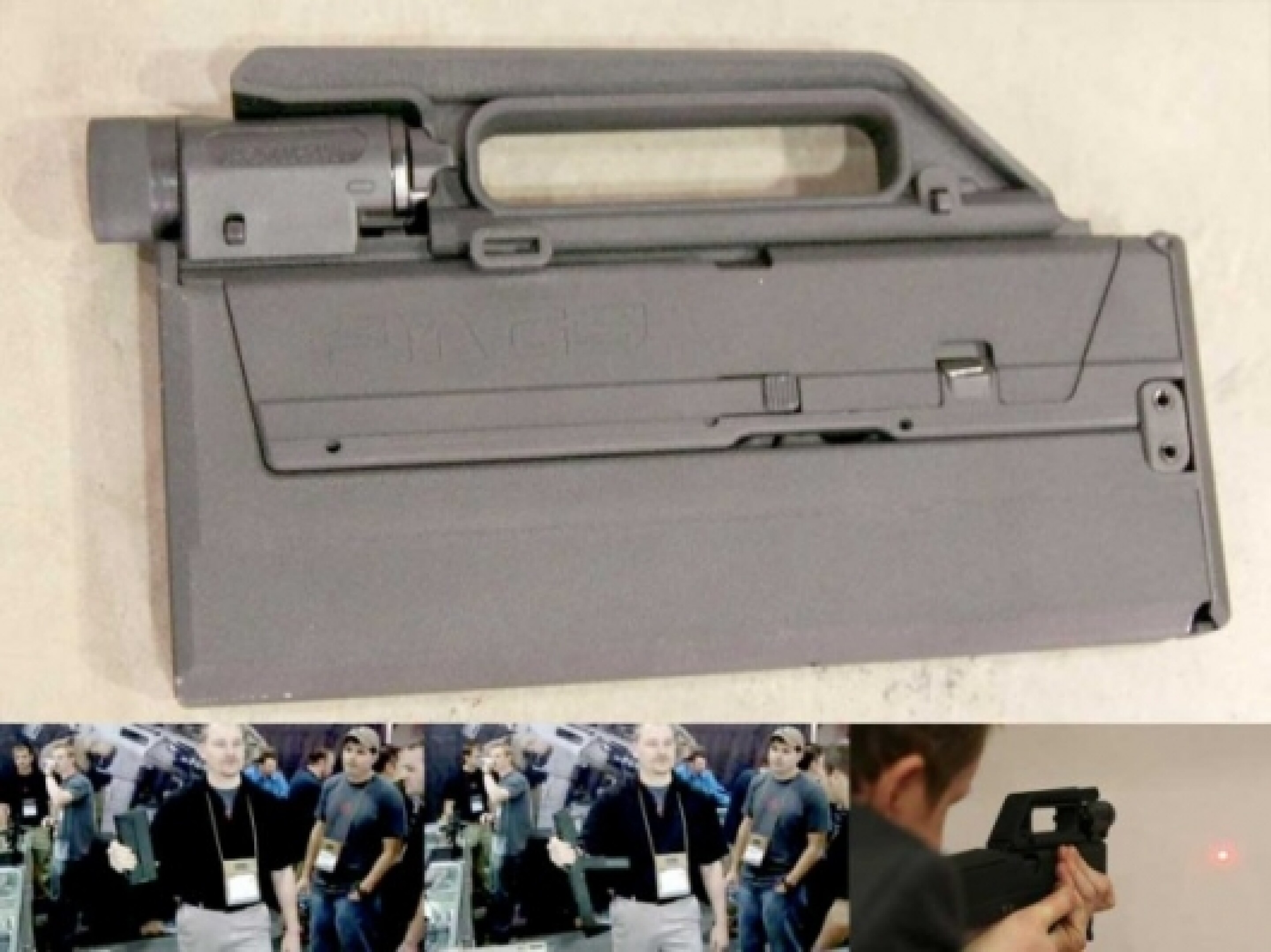 The Magpul FMG9 Netbook-sized Folding Machine Gun