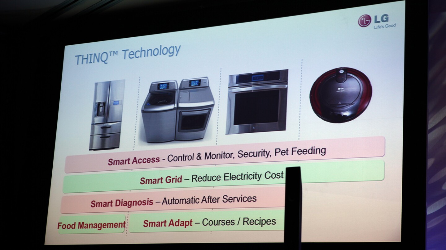 LG home appliances get smarter with THINQ