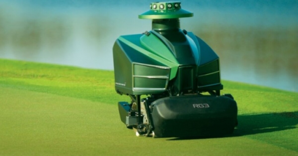 Fully automated robotic mower for golf greens
