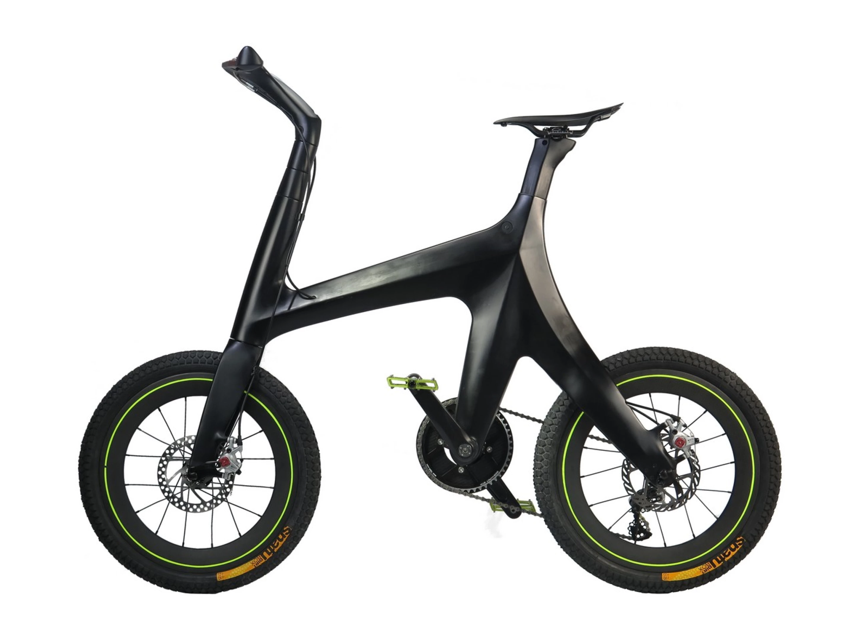 Compact, claw-like carbon bike keeps things minimal, on road and off