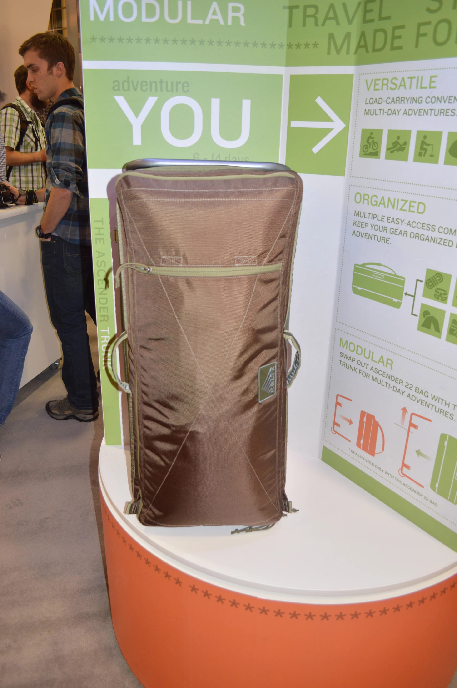 Modular luggage and backpacks adjust to trips of all types