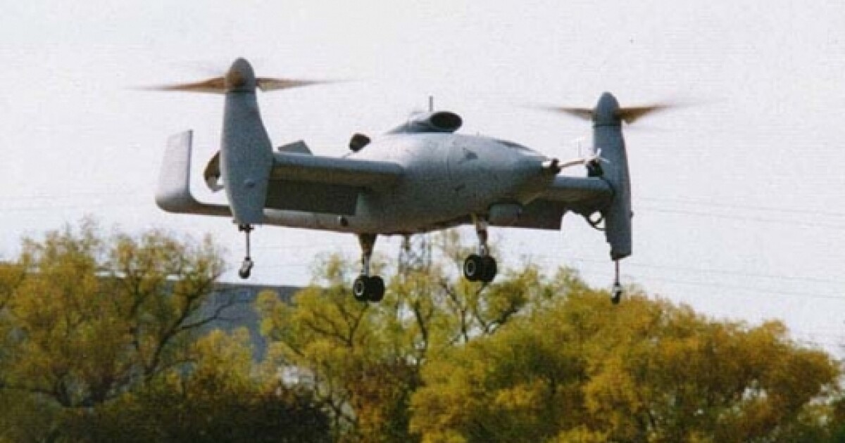 The Bell Eagle Eye UTAV ready to fly