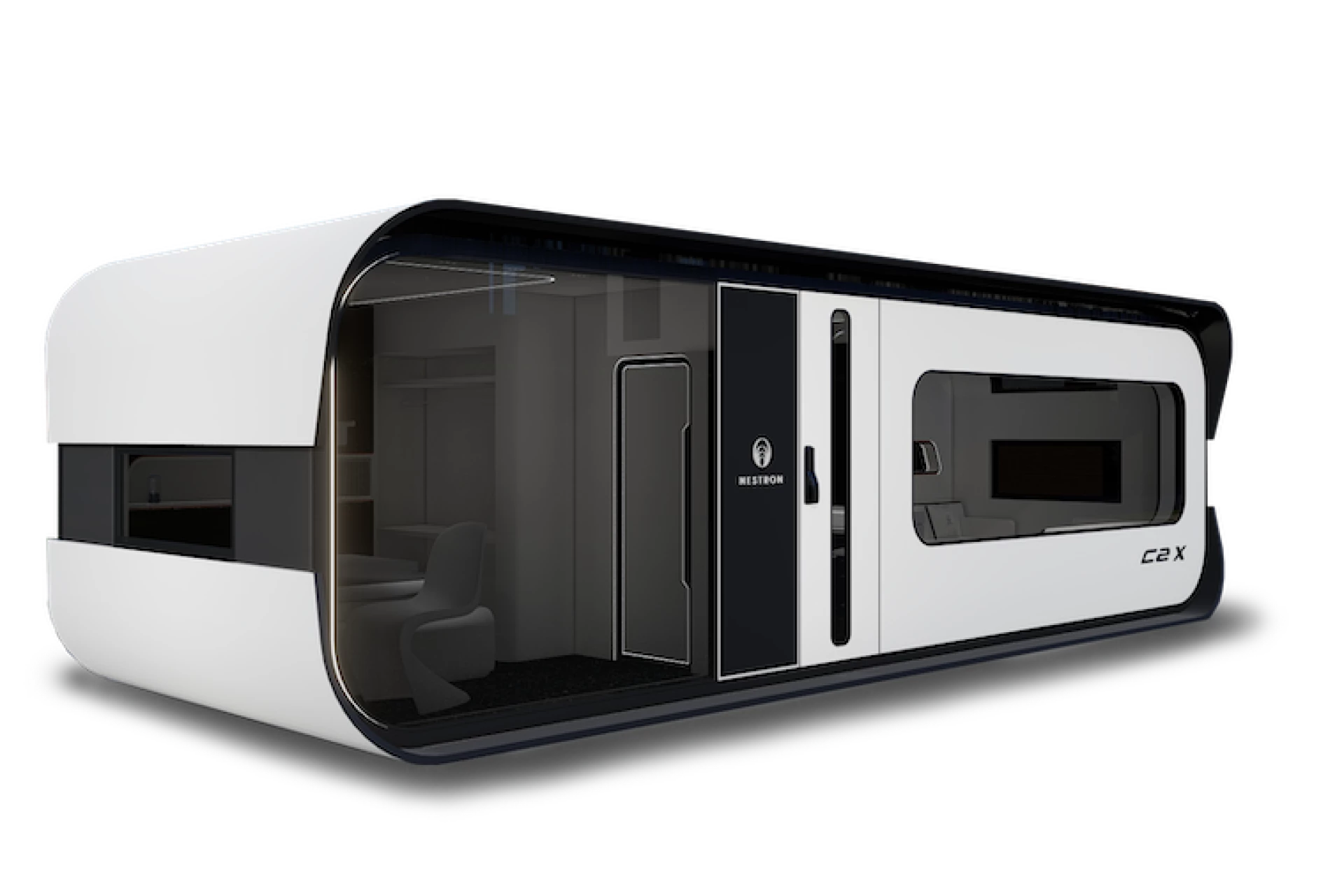 Futuristic Nestron Cube modular smart home gets panoramic