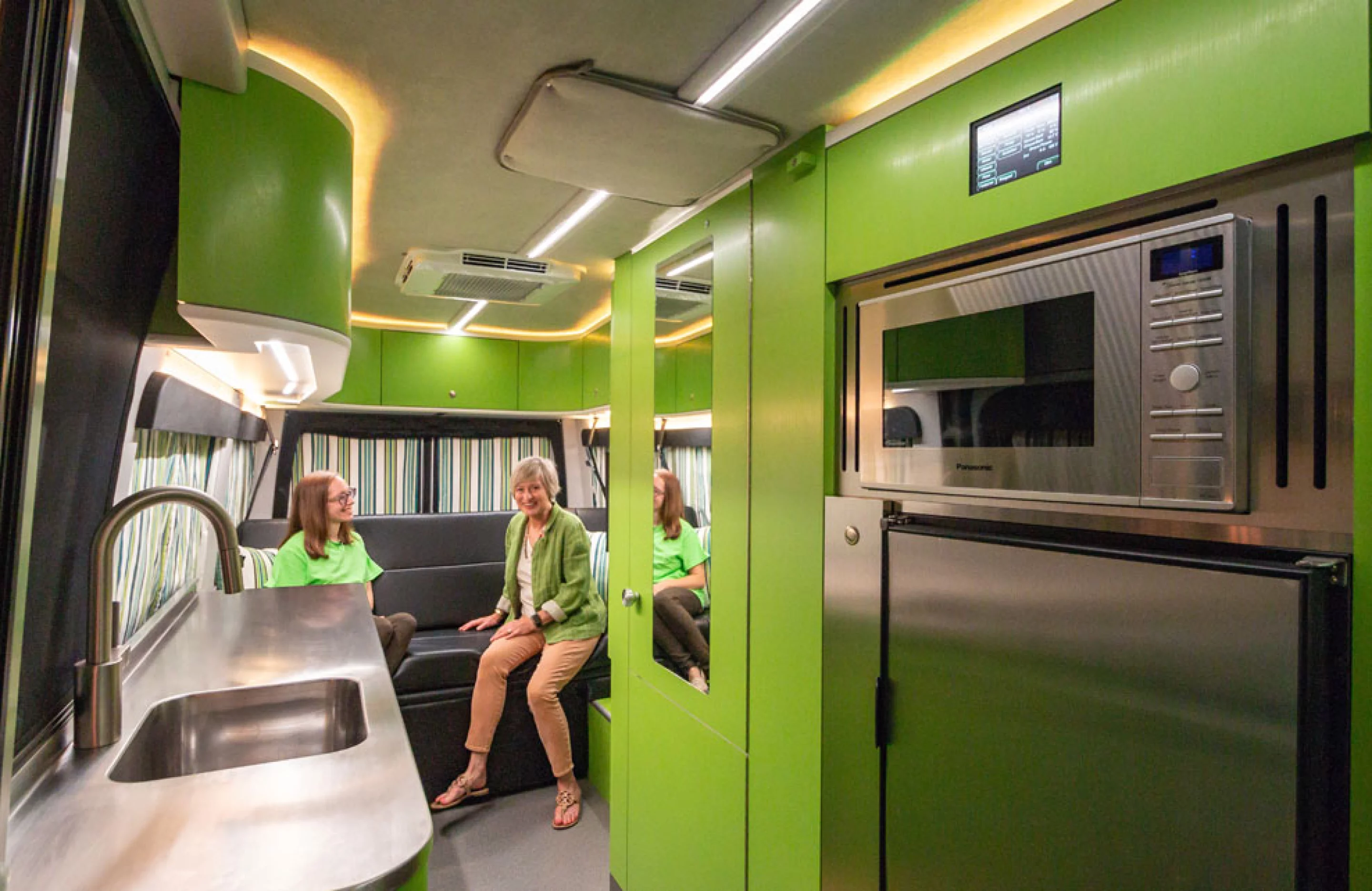 $300K camper van goes green in more ways than one
