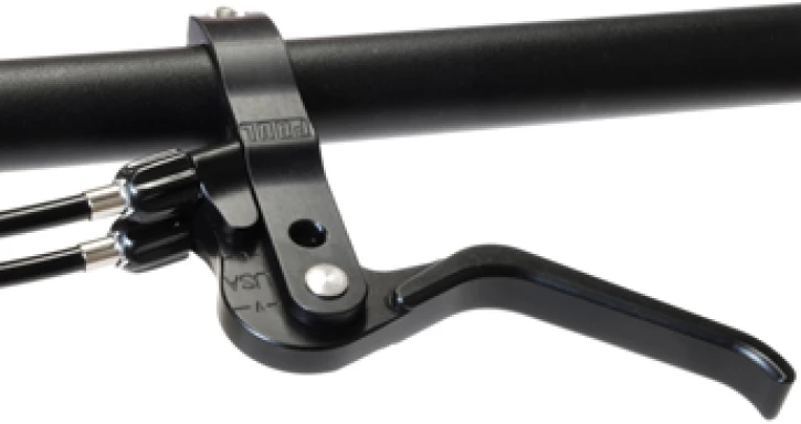 Duplex lever lets disabled cyclists activate both brakes with one hand