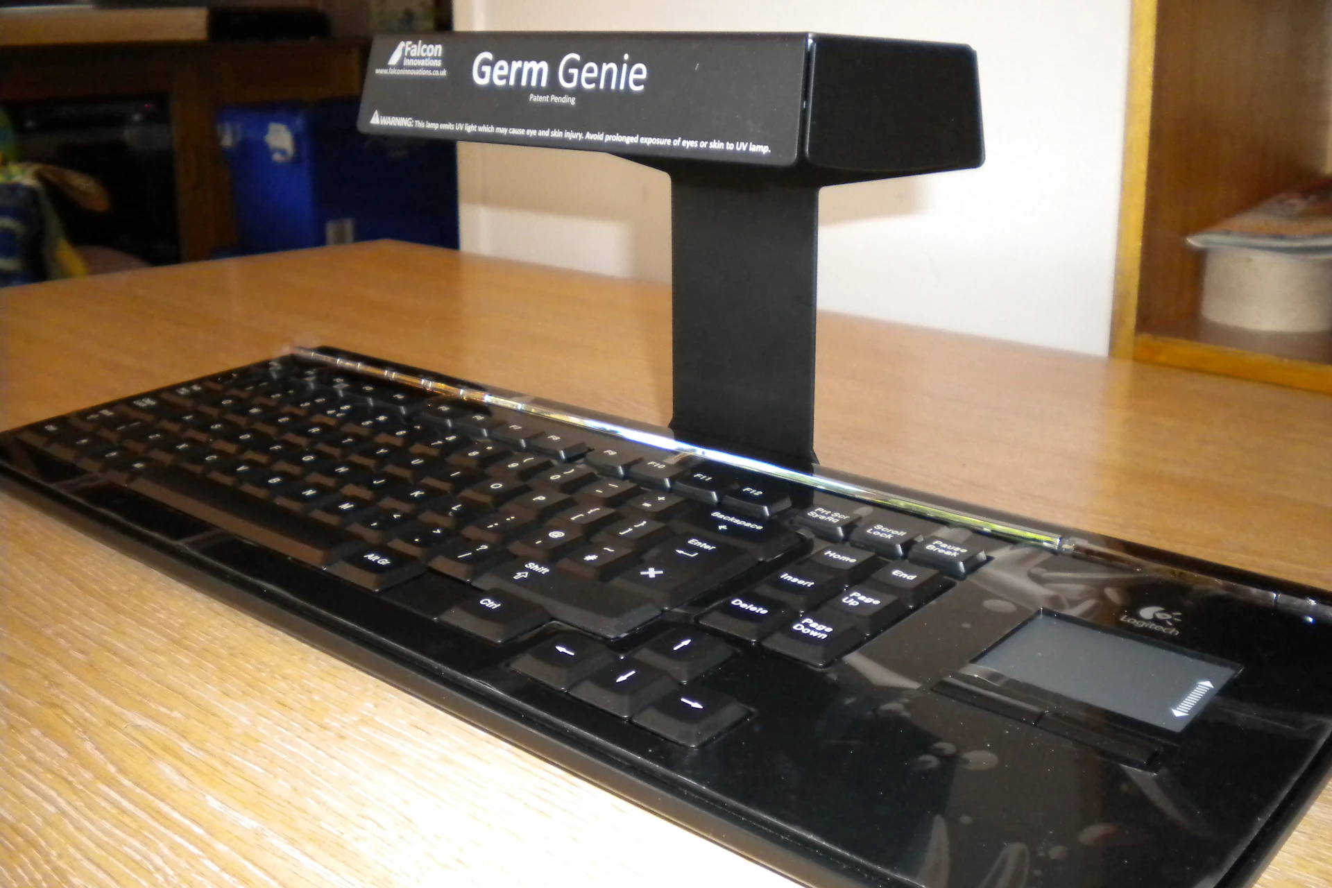 Germ Genie shown to kill 99 percent of germs on keyboards