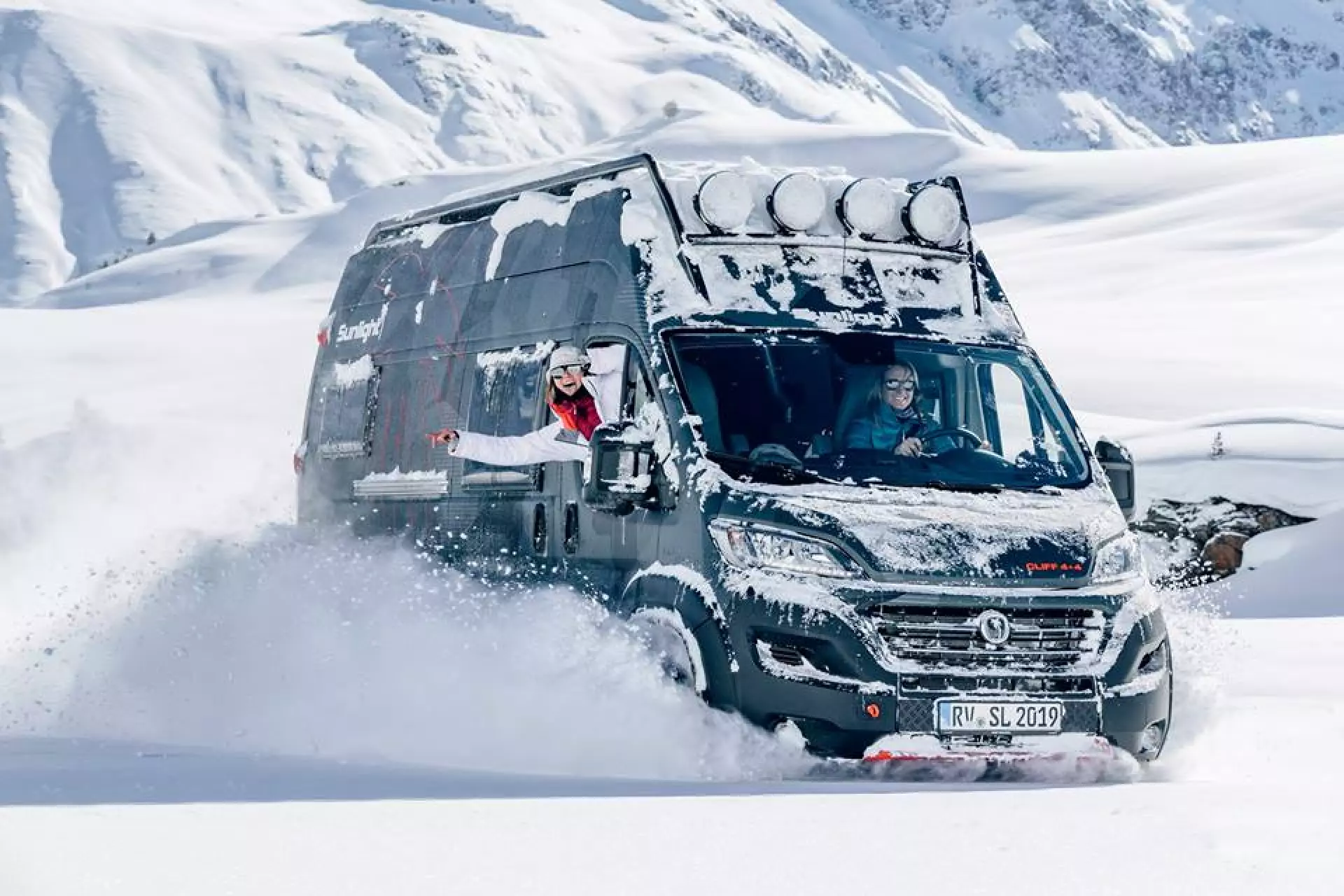 Hammock-topped Cliff 4x4 Adventure camper van opens the floodgates of ...