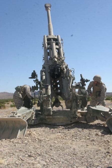 The cannon of the 21st century - the Howitzer M777