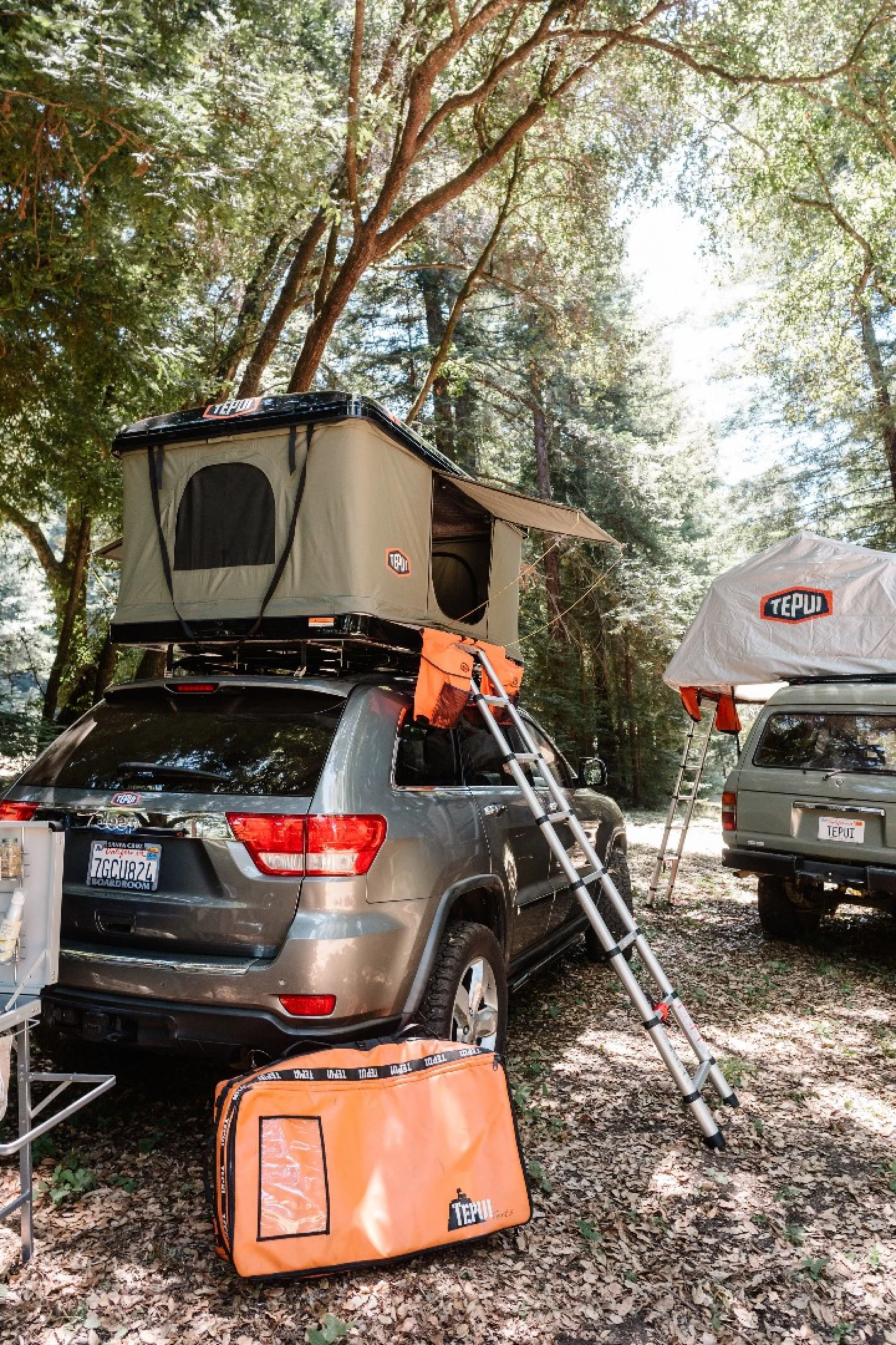 Tepui's vehicle cargo box moonlights as a roof-top tent