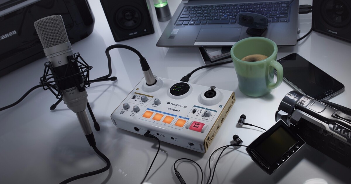 Tascam targets podcasters with hi-res broadcasting toolkits