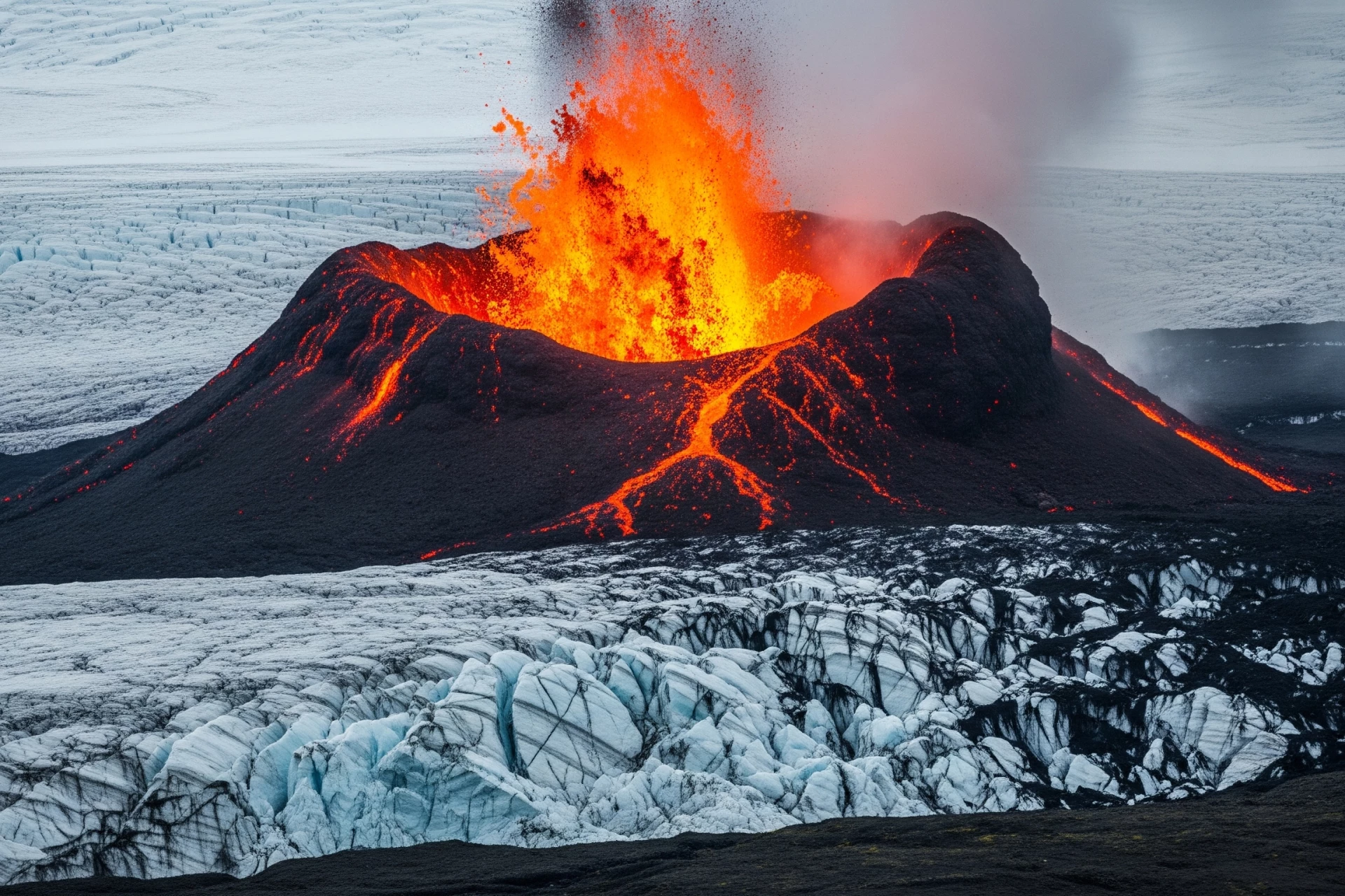 Melting glaciers may awaken dormant volcanoes globally