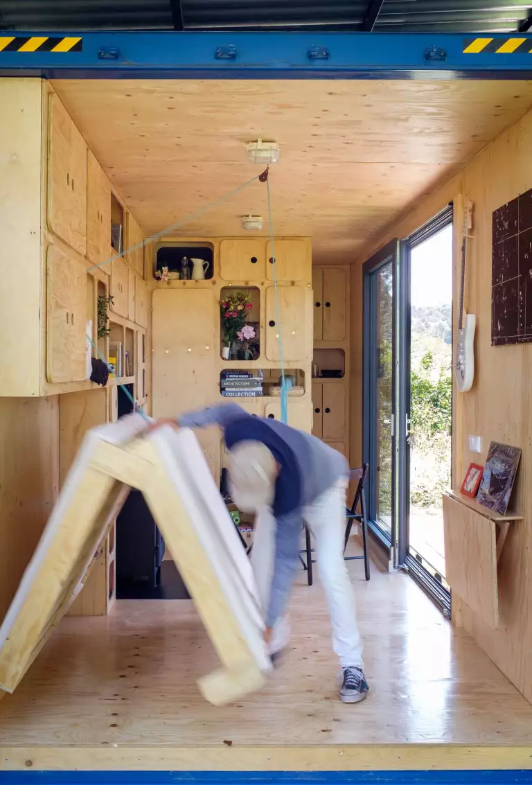 Off-grid container-based home is tiny in size and cost