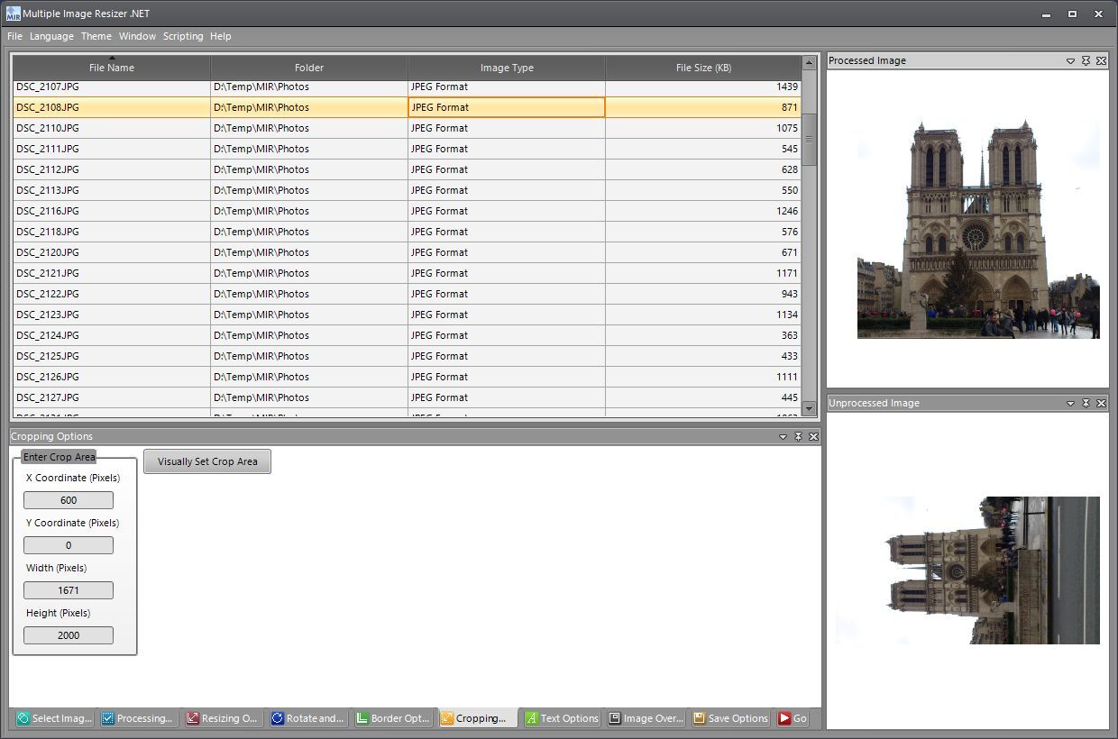 How to resize multiple images (and do much more) using Multiple Image Resizer .NET