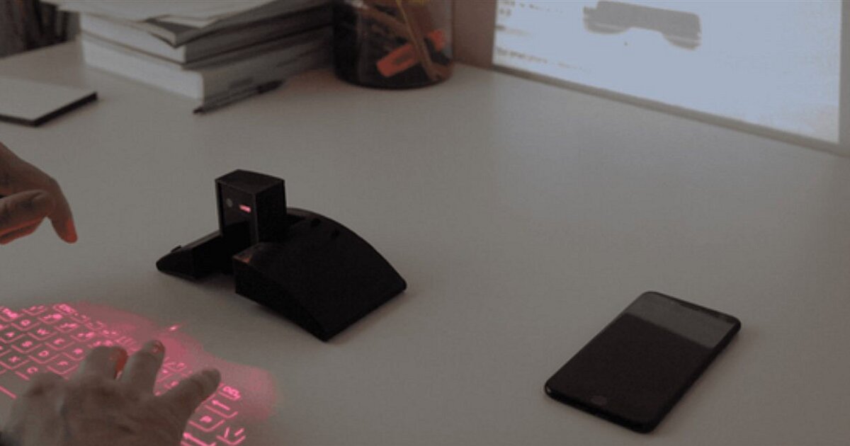 iphone projector keyboard