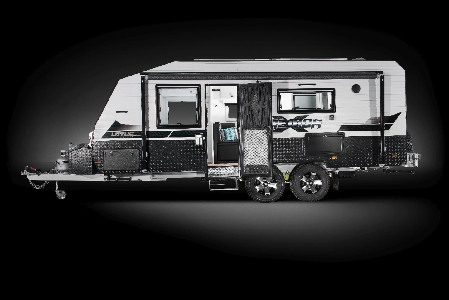 Heavy duty off-road caravan doesn't leave luxury behind