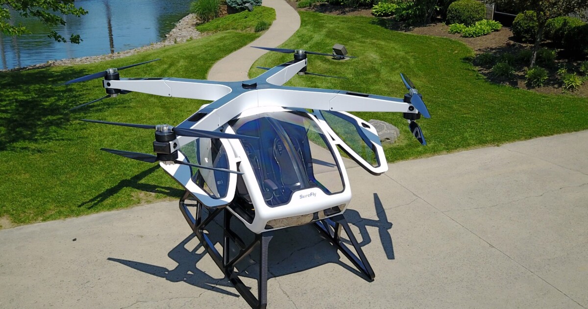 SureFly octocopter to make first manned flight in January