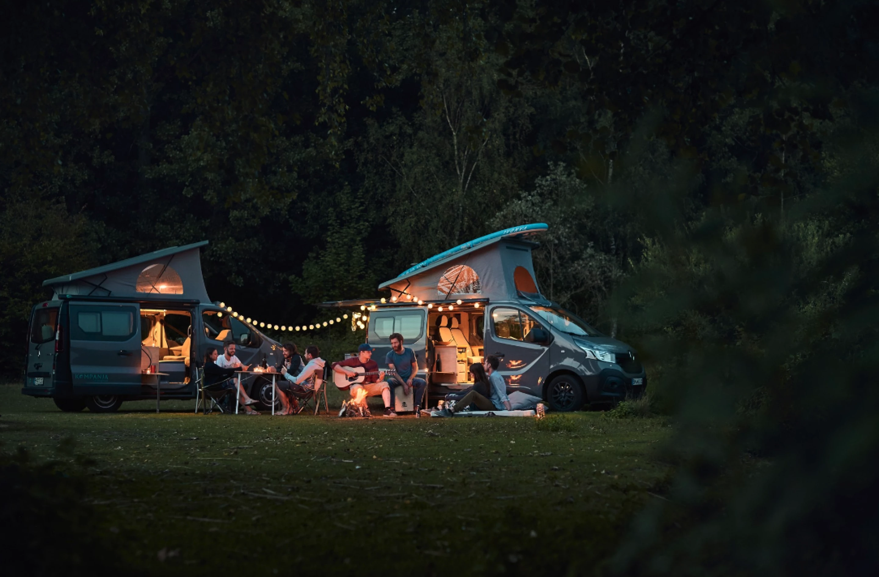 Slick, versatile camper van becomes a camp-in movie theater