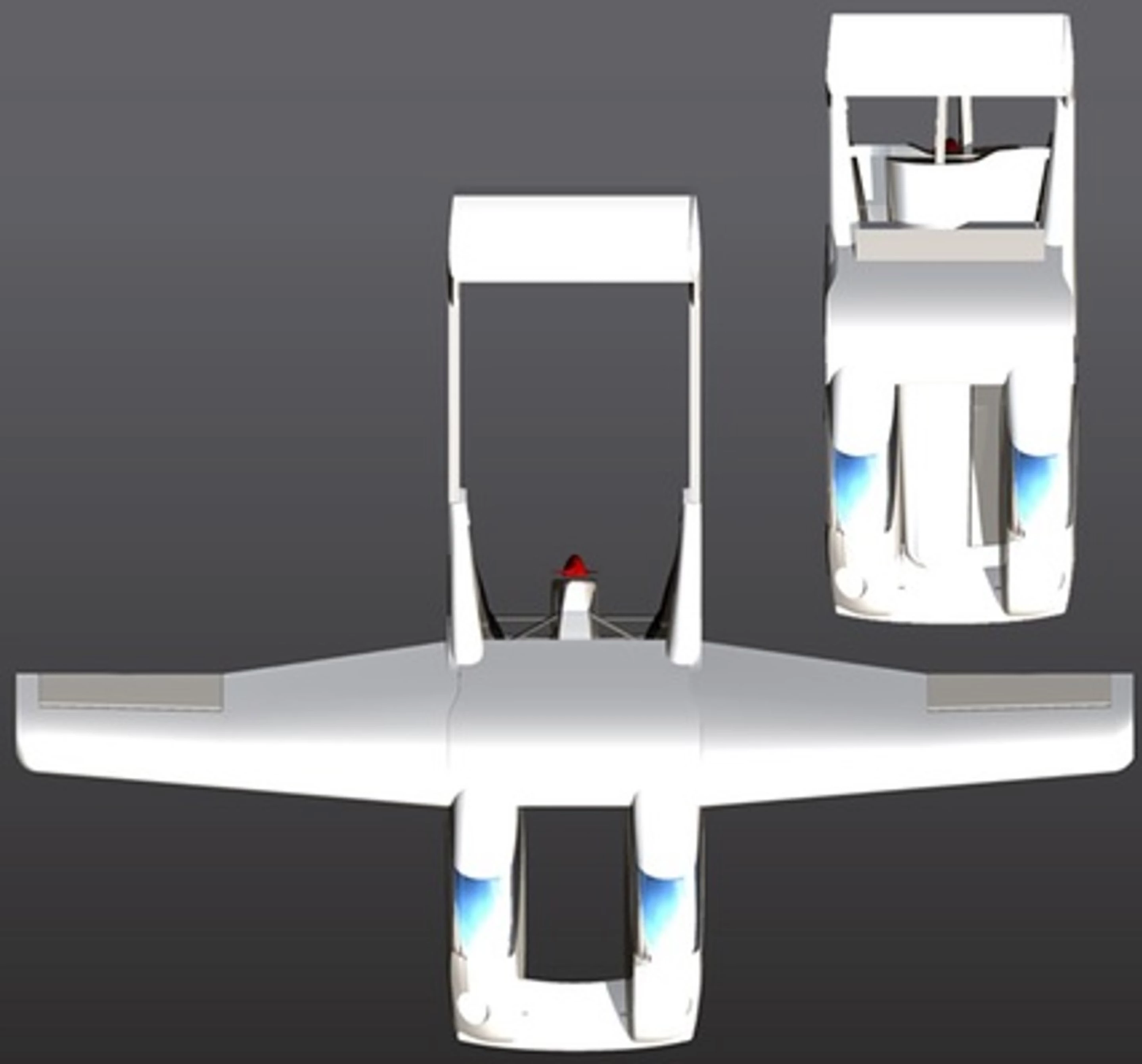 Twin-fuselage Carplane prototype makes public debut