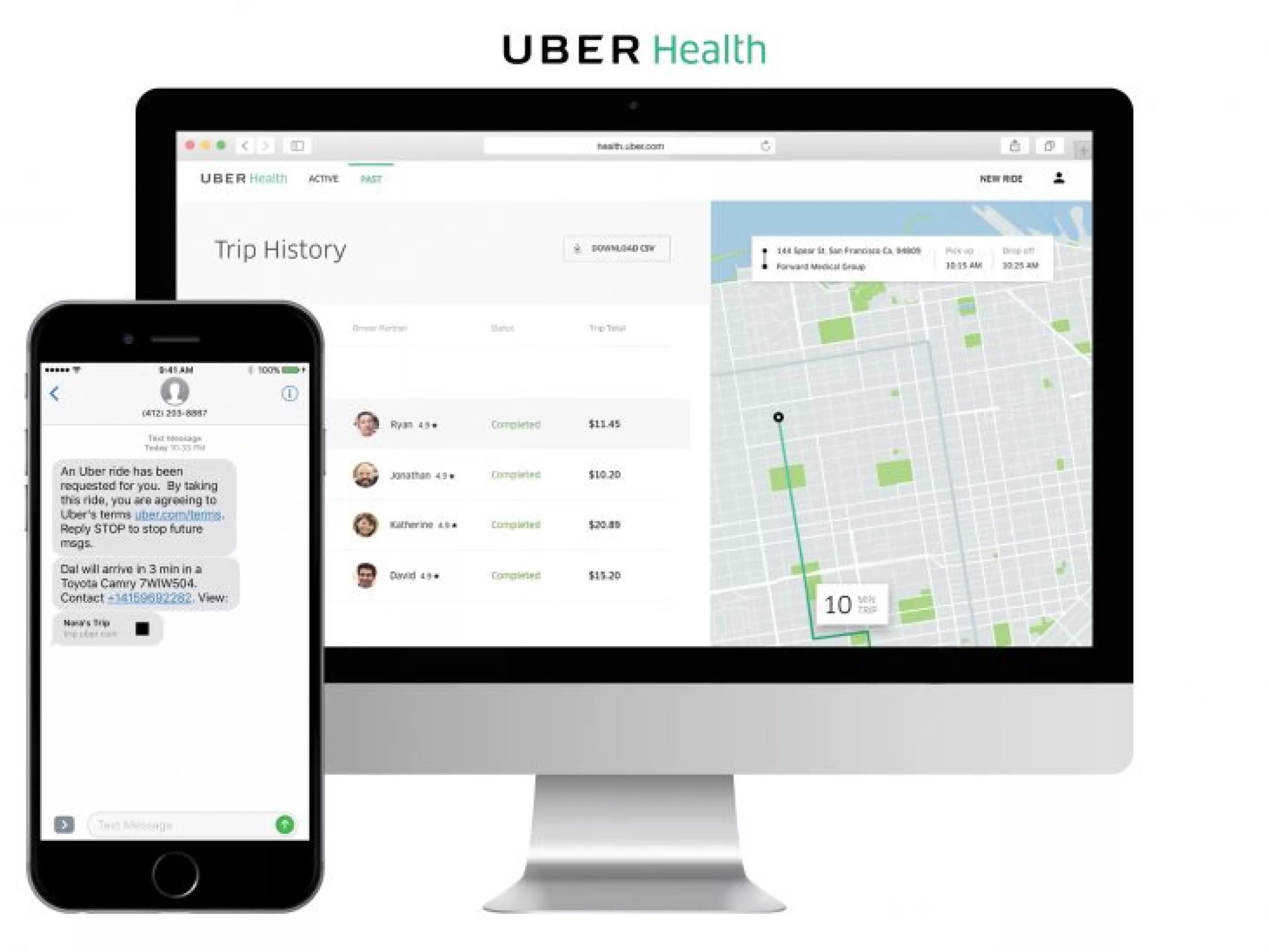 Uber moves into healthcare with dedicated patient transport service