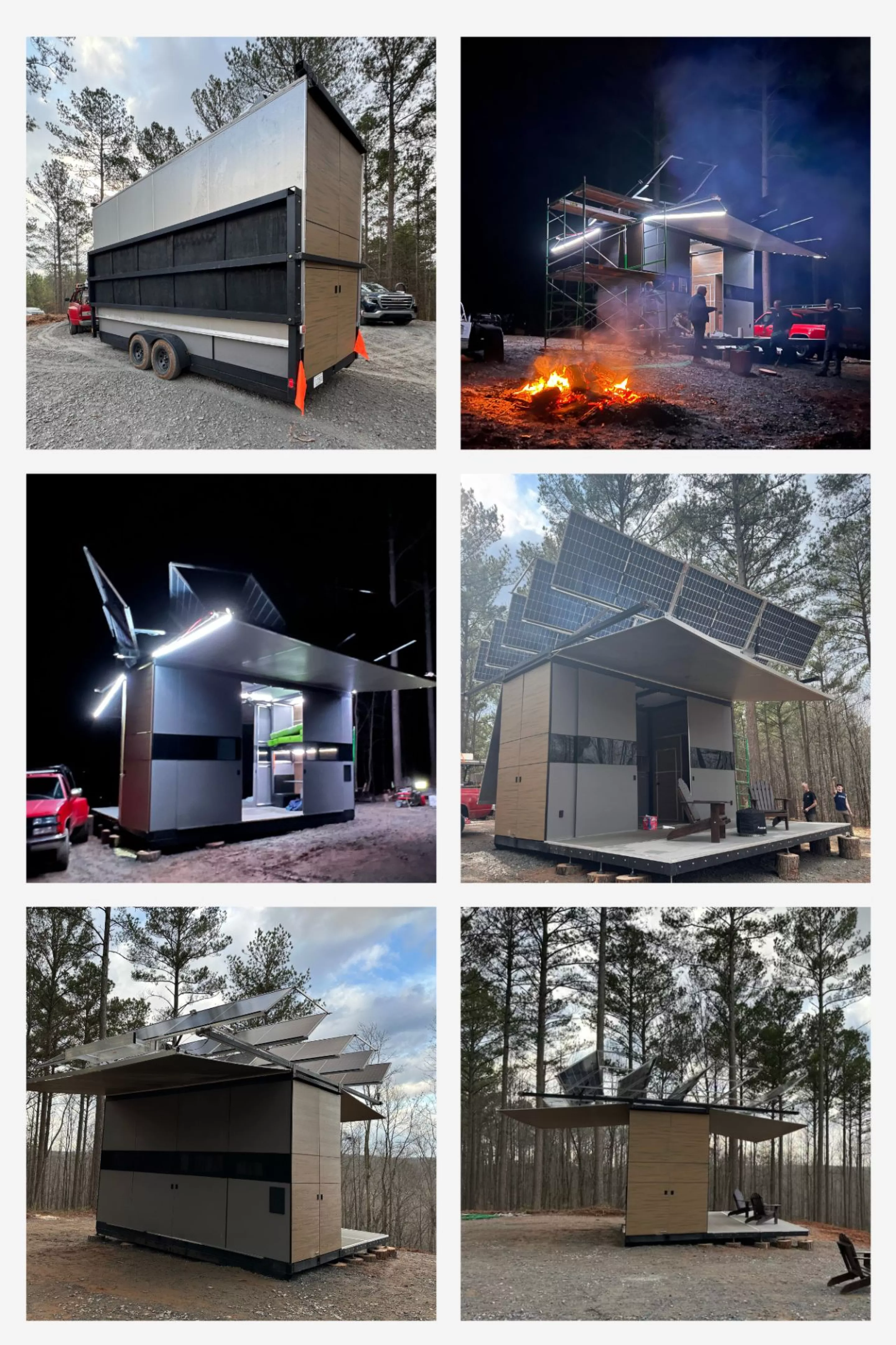 The EO Canopy makes its own electricity and water, completely off the grid