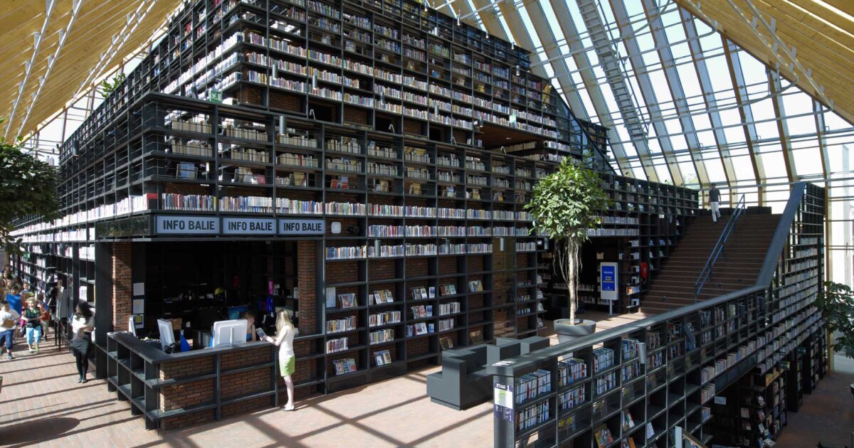 Breathtaking Book Mountain library opens for business